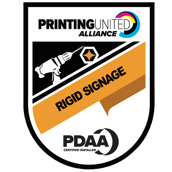 PDAA Rigid Signage - Credly