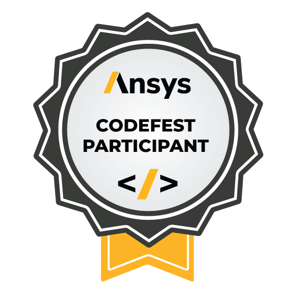 Ansys CodeFest Participant - Credly