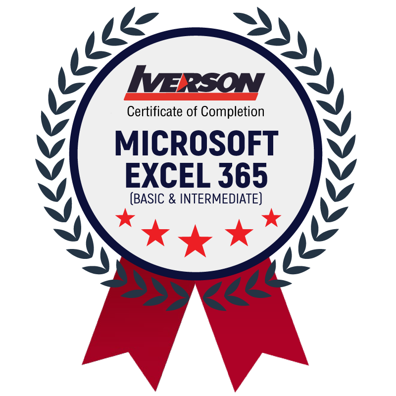 Microsoft Excel 365 (Basic & Intermediate) - Credly