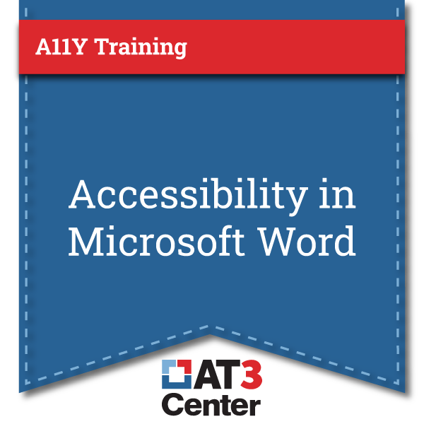 Accessibility in Microsoft Word - Credly
