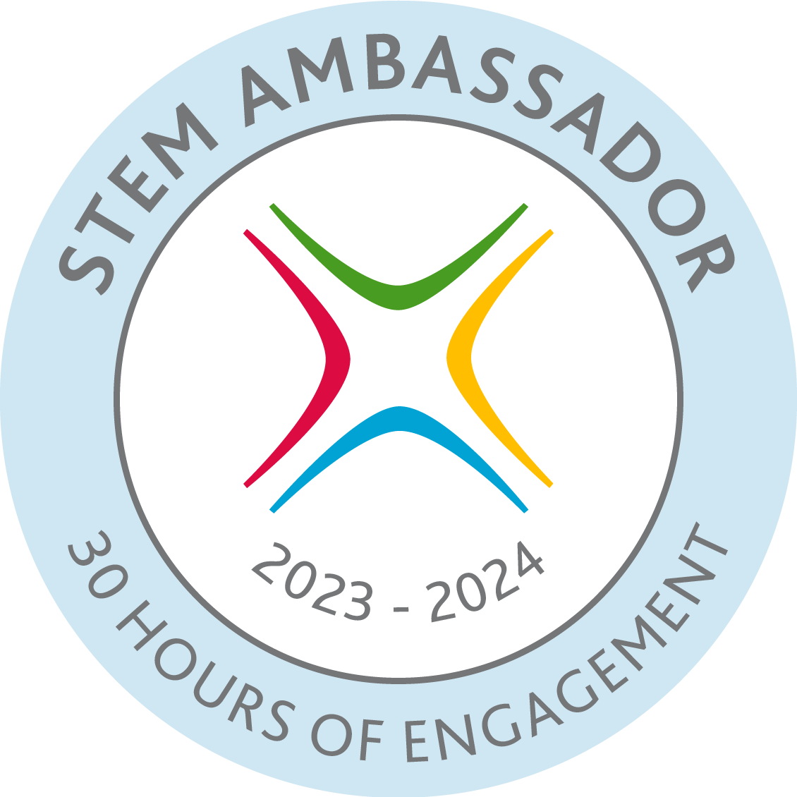 STEM Ambassador 30 hours of engagement 2023/2024 - Credly