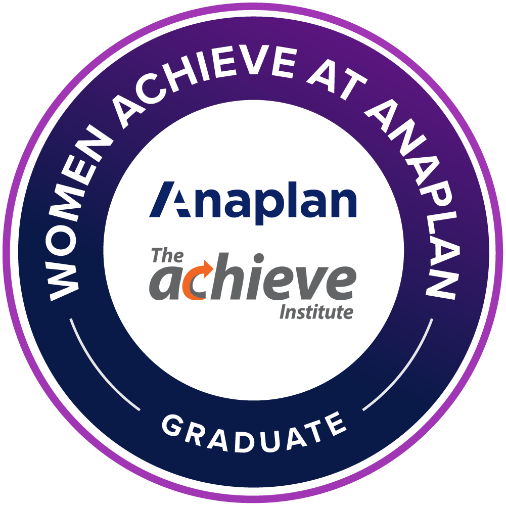 Anaplan Women Achieve Program Graduate - Credly