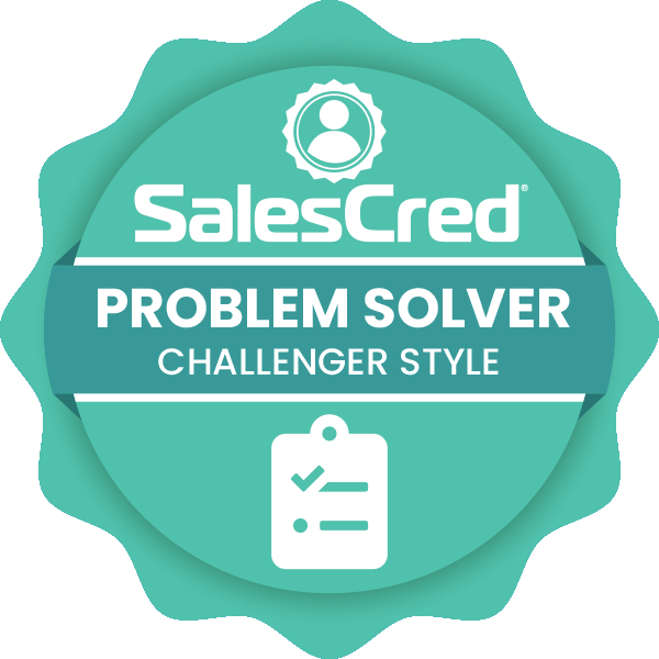 SalesCred Challenger Style: Problem Solver - Credly