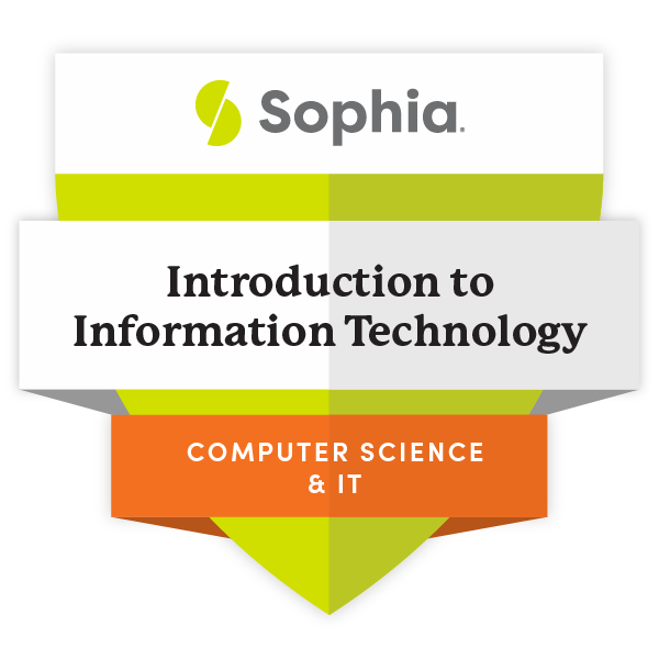 Introduction to Information Technology (CS1001 - 2020) - Credly