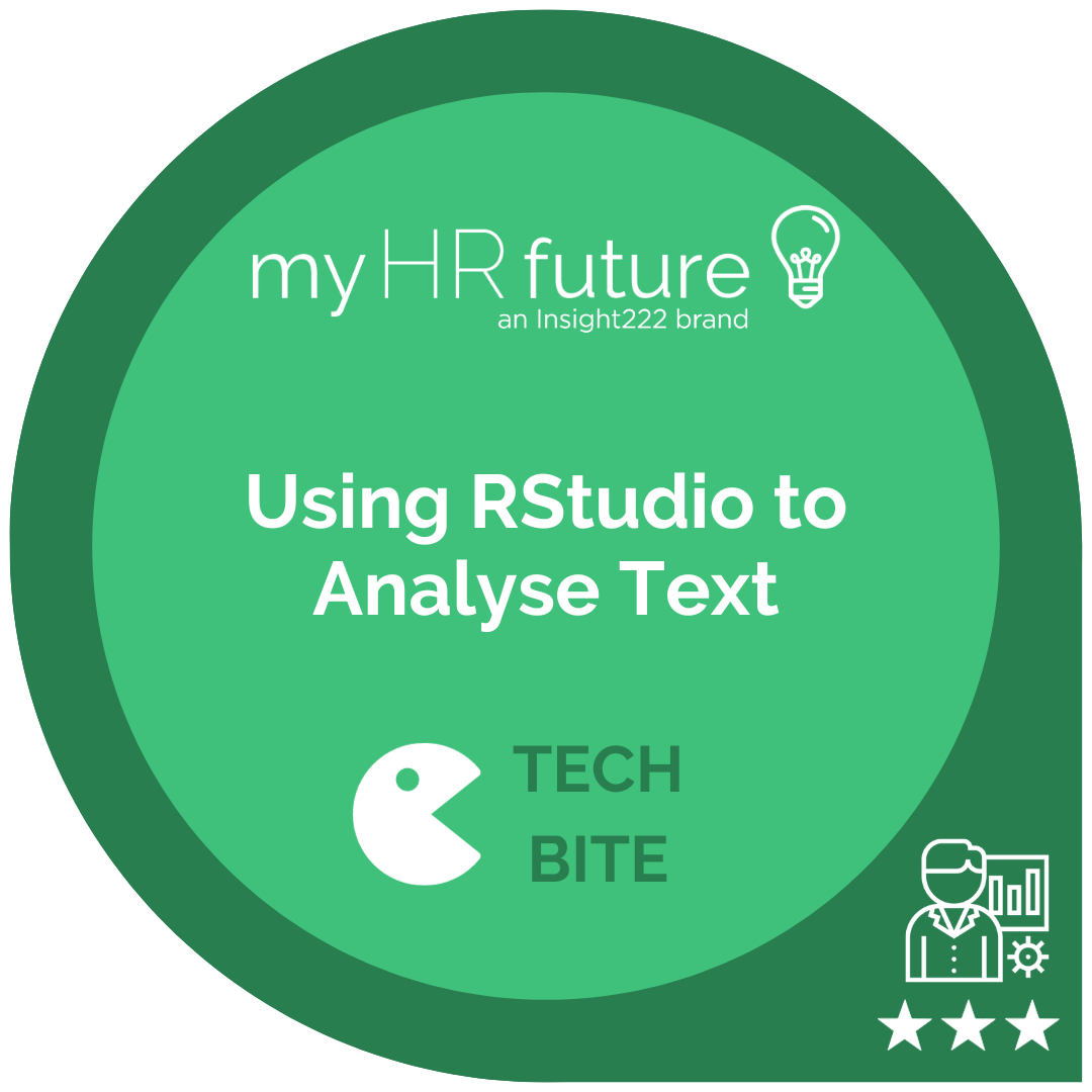 Using RStudio to Analyse Text - Credly