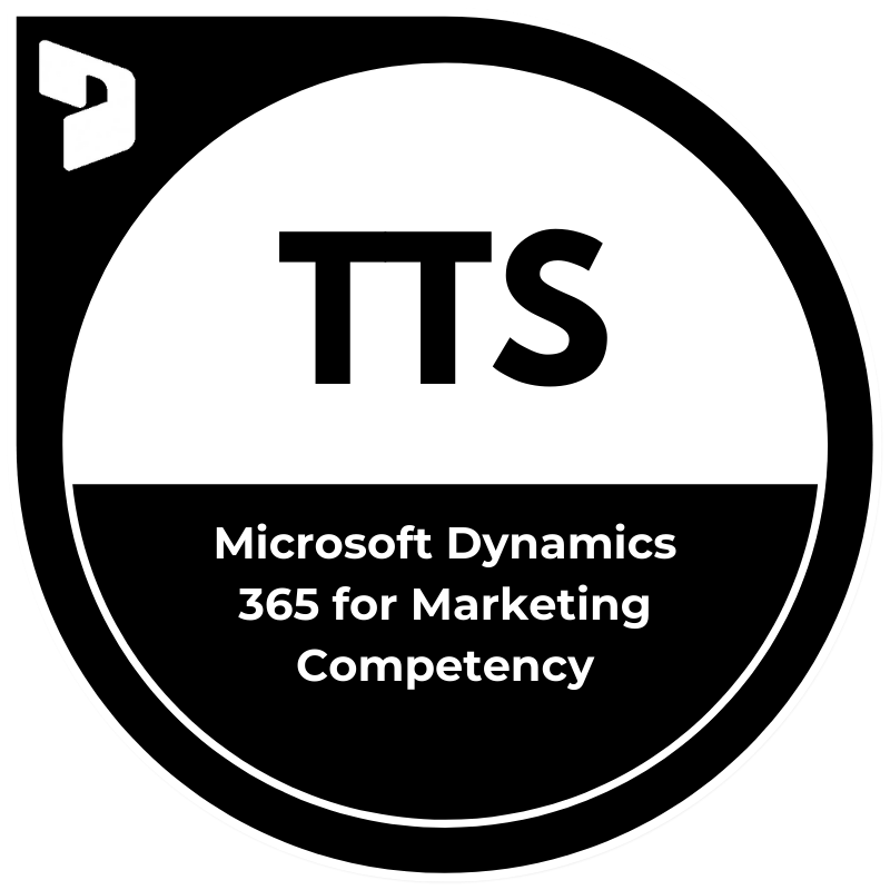 Microsoft Dynamics 365 for Marketing Competency - Credly