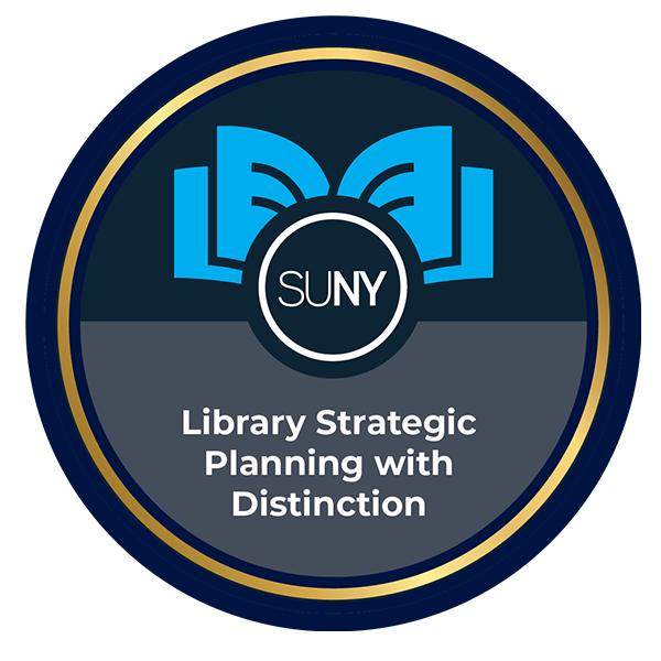 Library Strategic Planning with Distinction - Credly