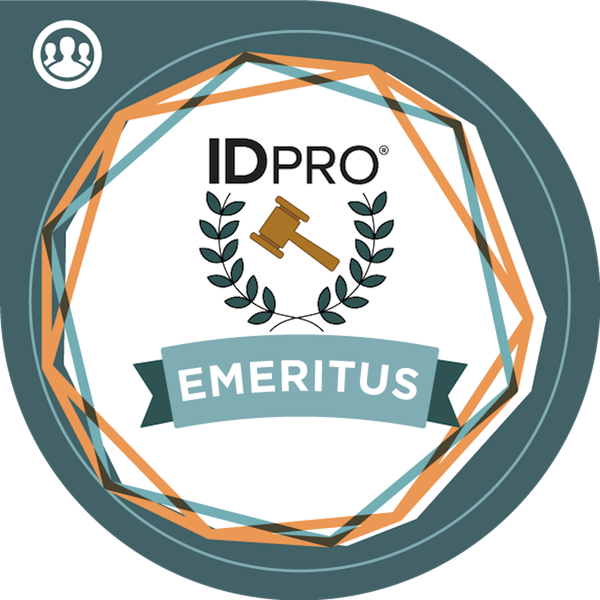 IDPro Board Emeritus - Credly