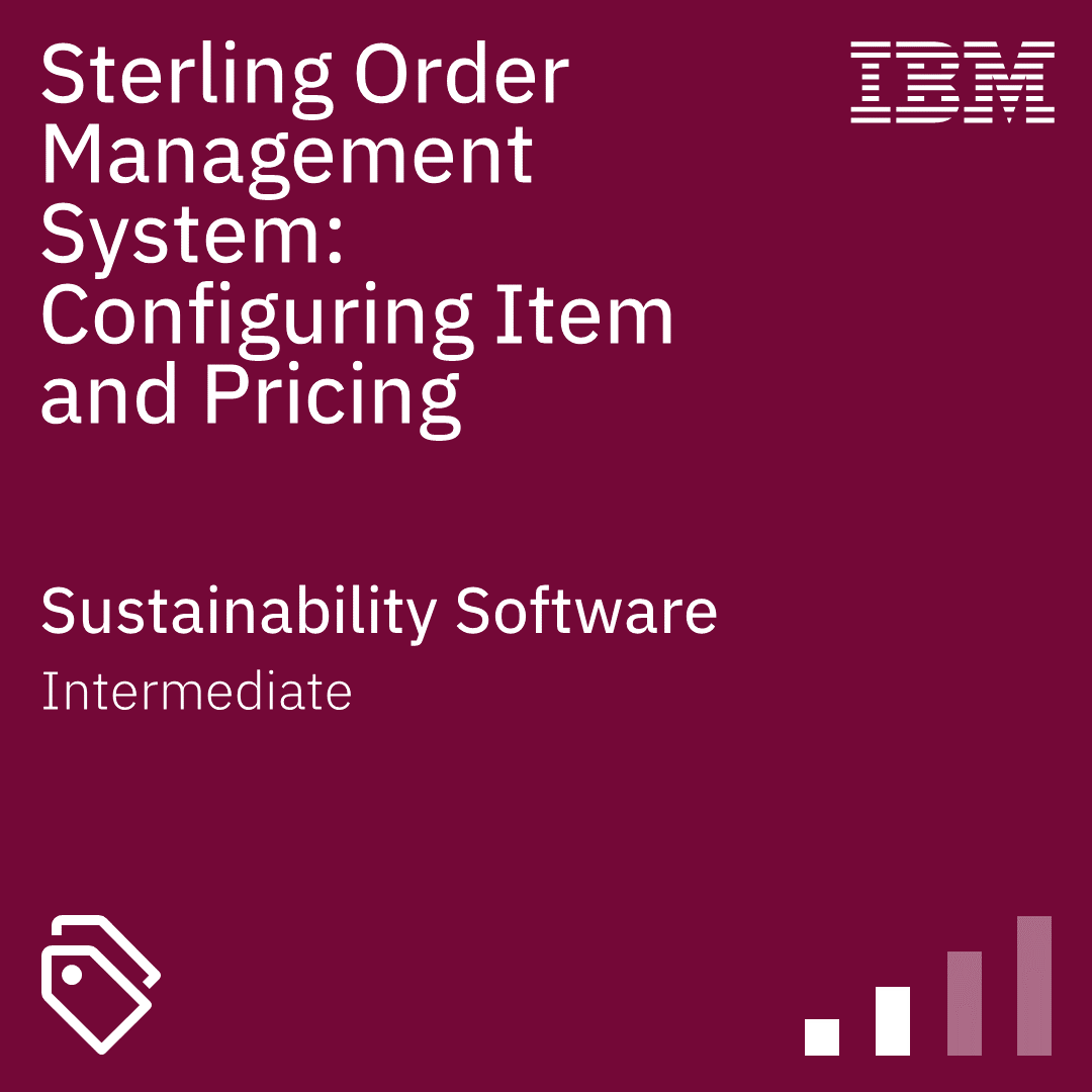 Sterling Order Management System: Configuring Item and Pricing - Credly
