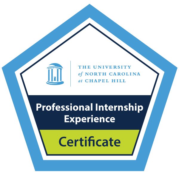 Professional Internship Experience Certificate - Credly