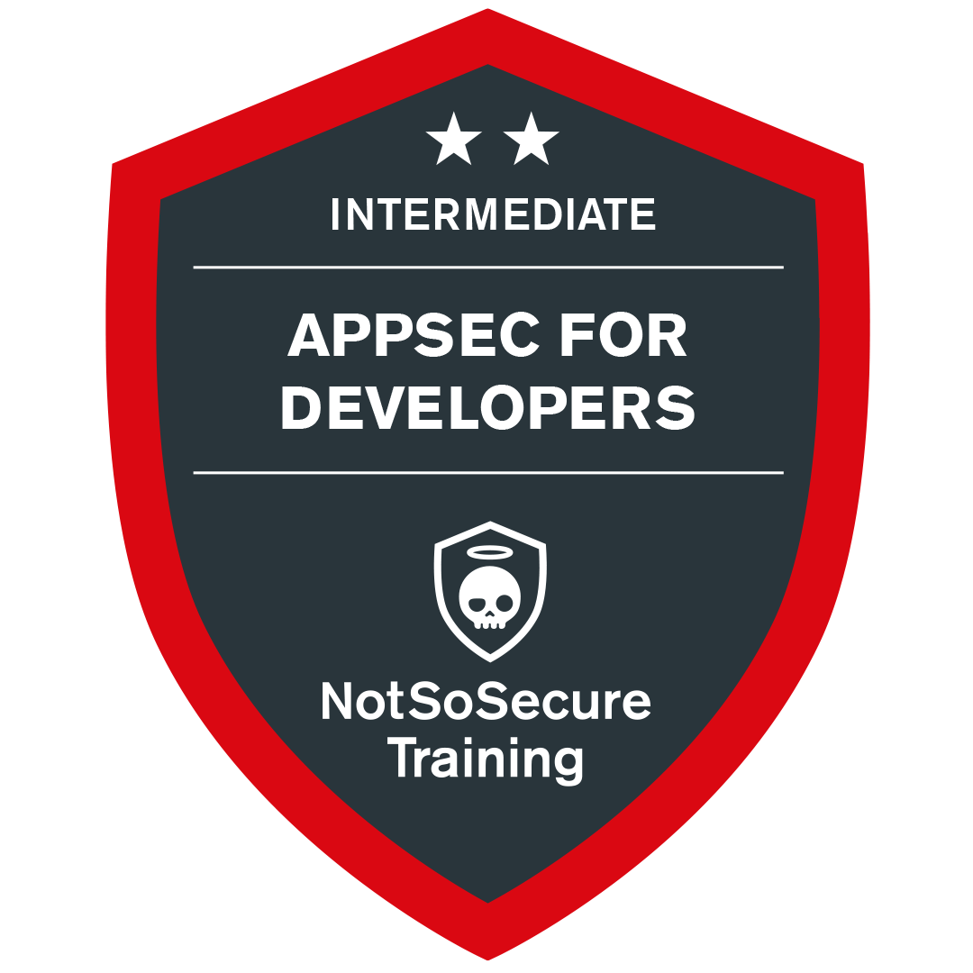 Appsec For Developers Credly