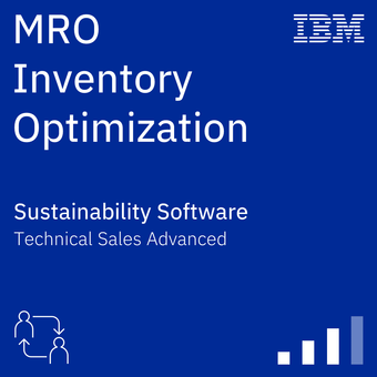 MRO Inventory Optimization Technical Sales Advanced - Credly