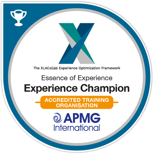 APMG Accredited Training Organisation - XLA Essence of Experience - Credly