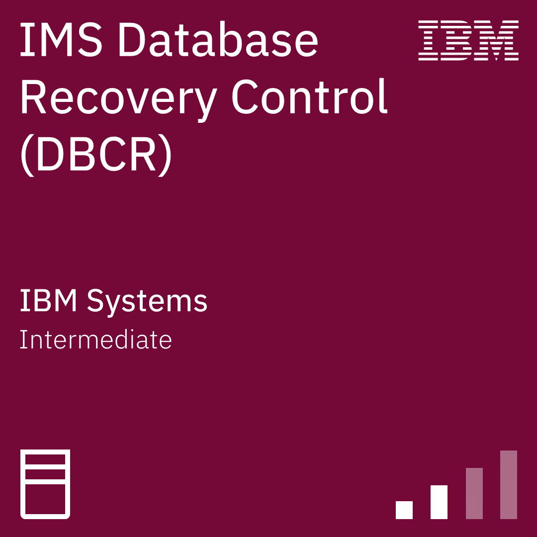 IMS Database Recovery Control (DBRC) - Credly