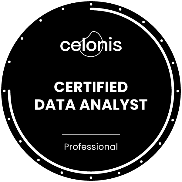 Celonis Certified Data Analyst - Credly