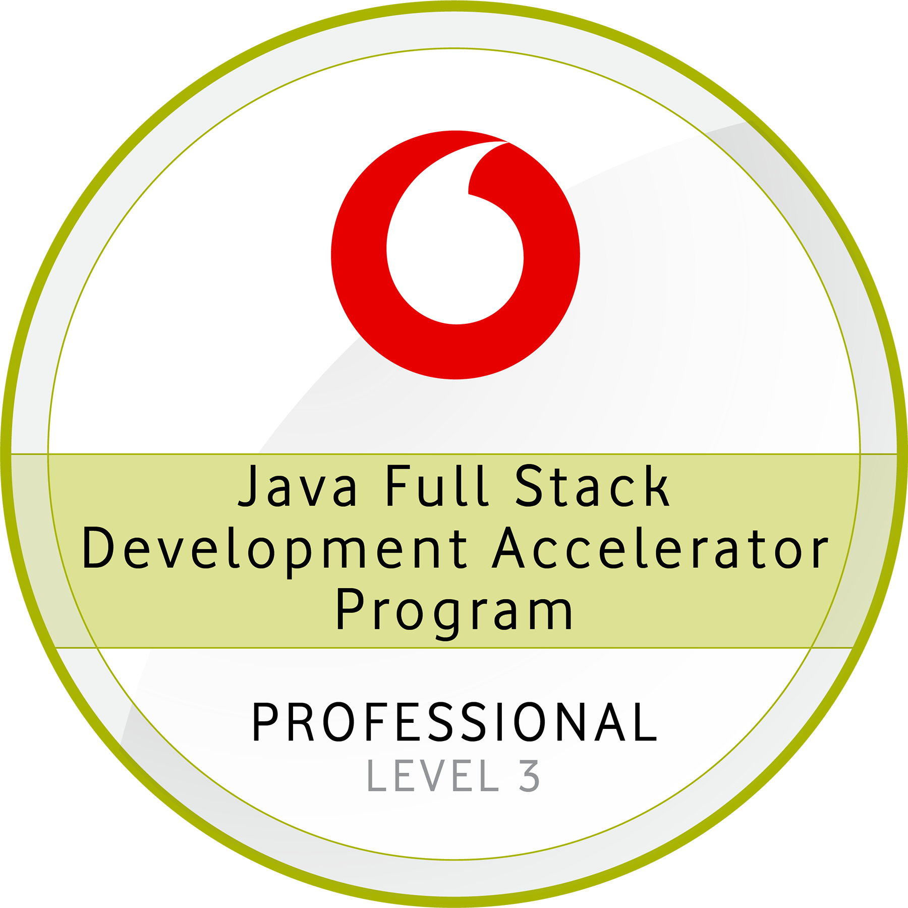 Java Full Stack Development Accelerator Program - Credly