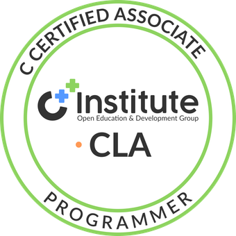 [CLA-11-03] CLA – C Certified Associate Programmer - Credly
