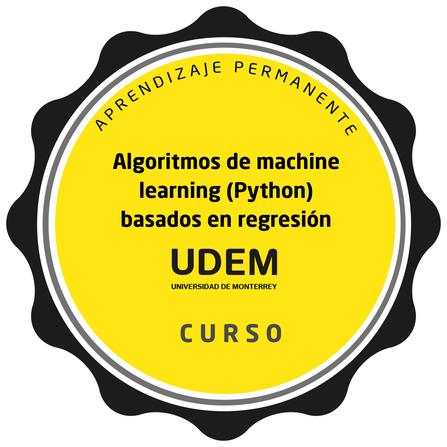 Algoritmos de Machine Learning (Python) basados en regresión - Credly
