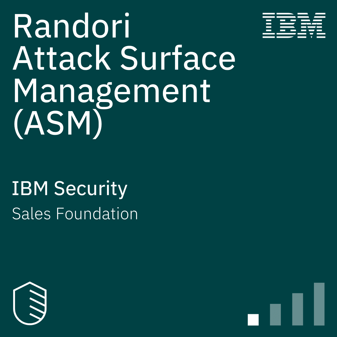 Randori Attack Surface Management (ASM) Sales Foundation - Credly