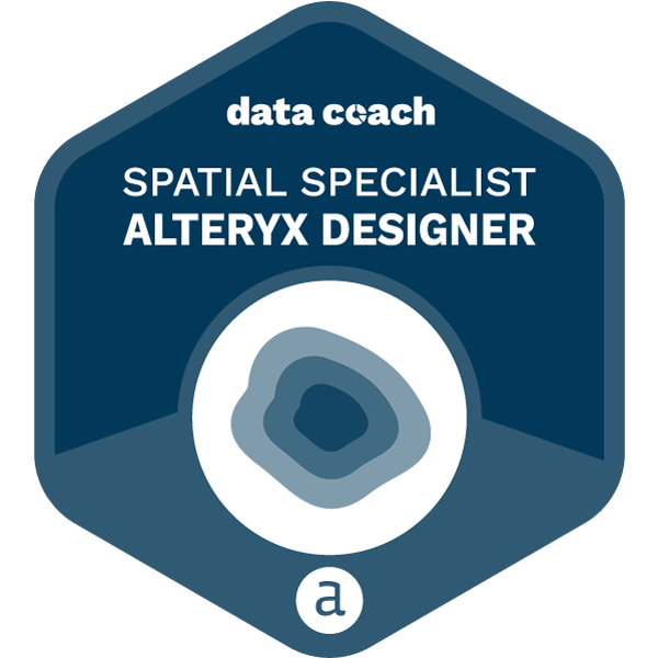 Alteryx Designer Spatial Specialist - Credly