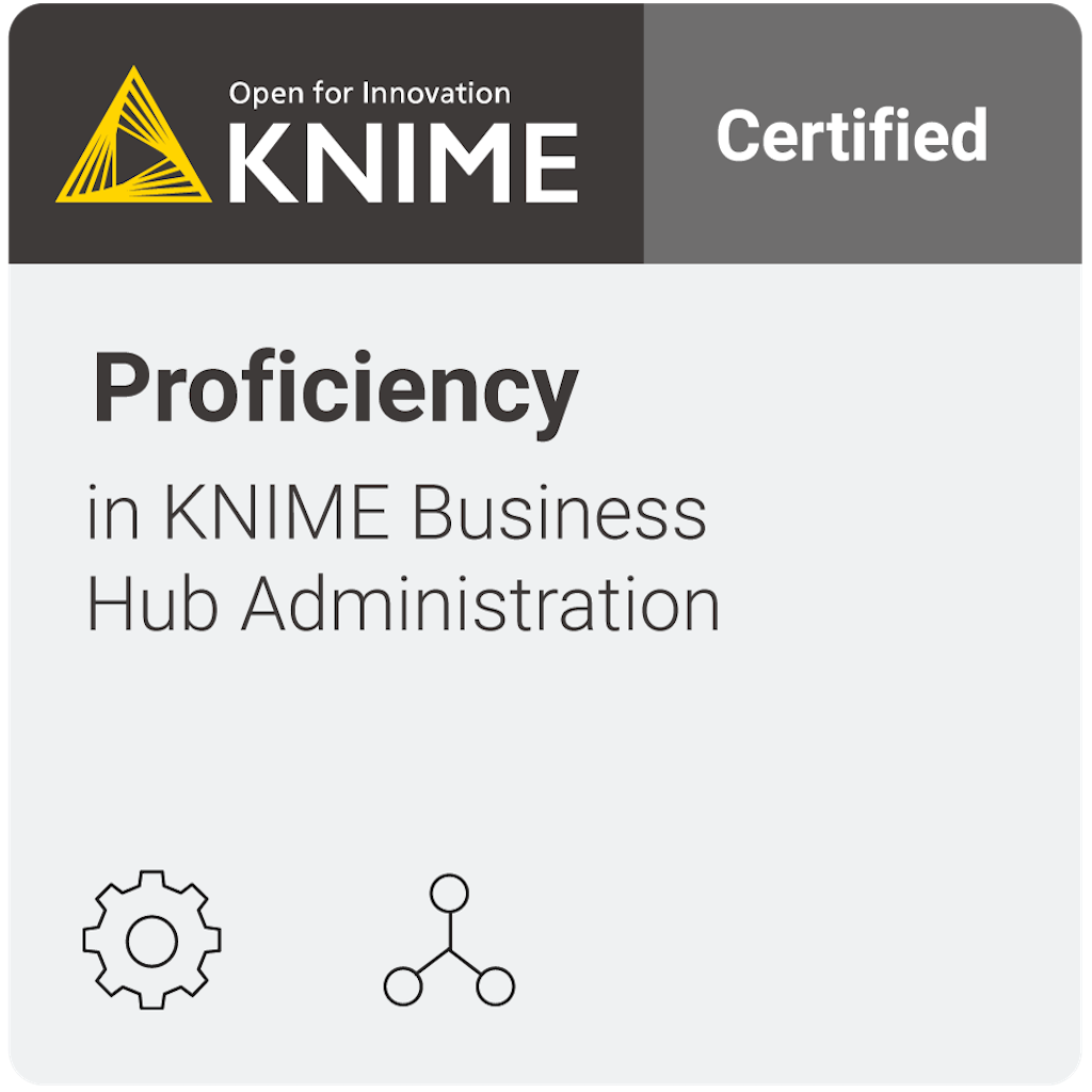 Proficiency in KNIME Business Hub Administration - Credly