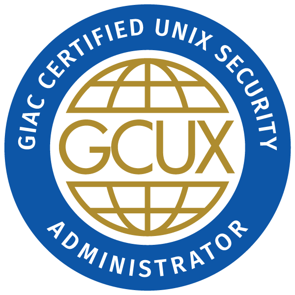 GIAC Certified UNIX Security Administrator (GCUX) - Retired - Credly