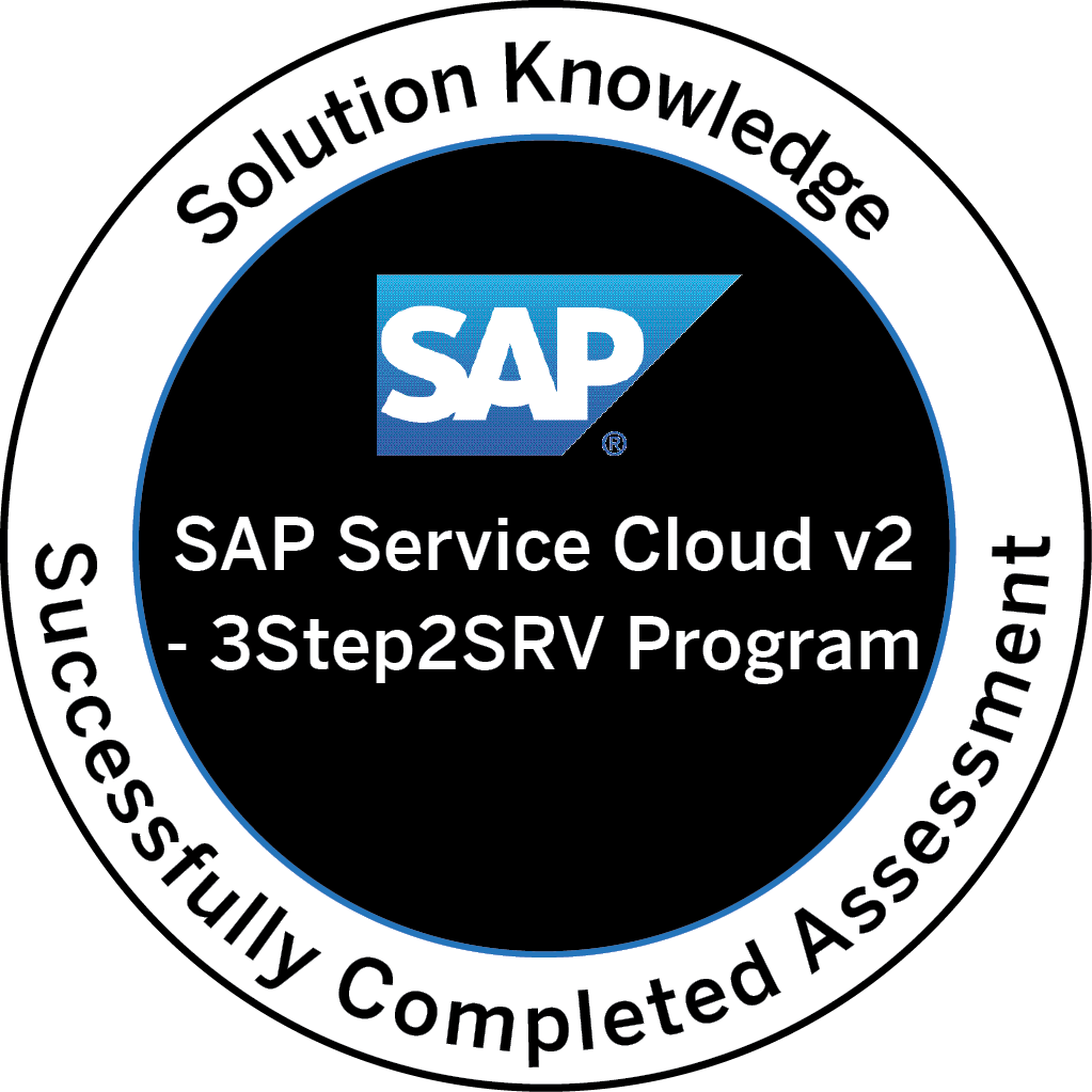 Solution Knowledge - SAP Service Cloud v2 - 3Step2SRV Program - Credly