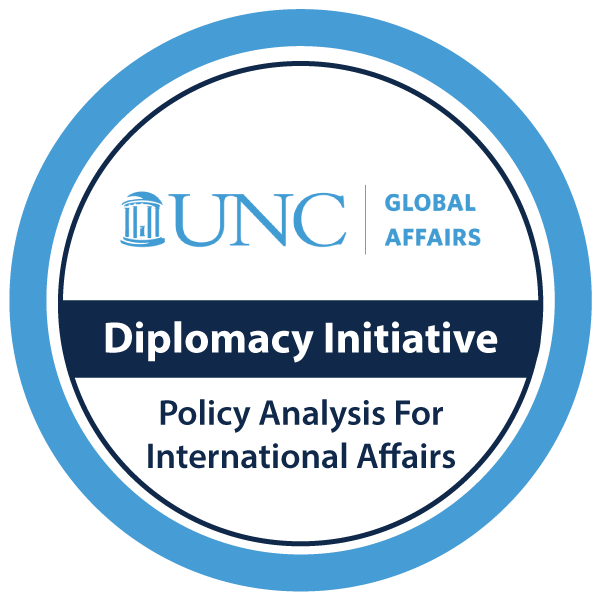 Diplomacy Initiative - Policy Analysis For International Affairs - Credly