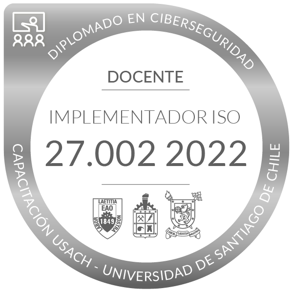 Docente de curso Implementador ISO 27.002 2022 - Credly