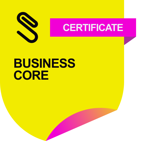 Business Core Certificate - Credly