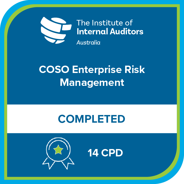 COSO Enterprise Risk Management - Completed - Credly