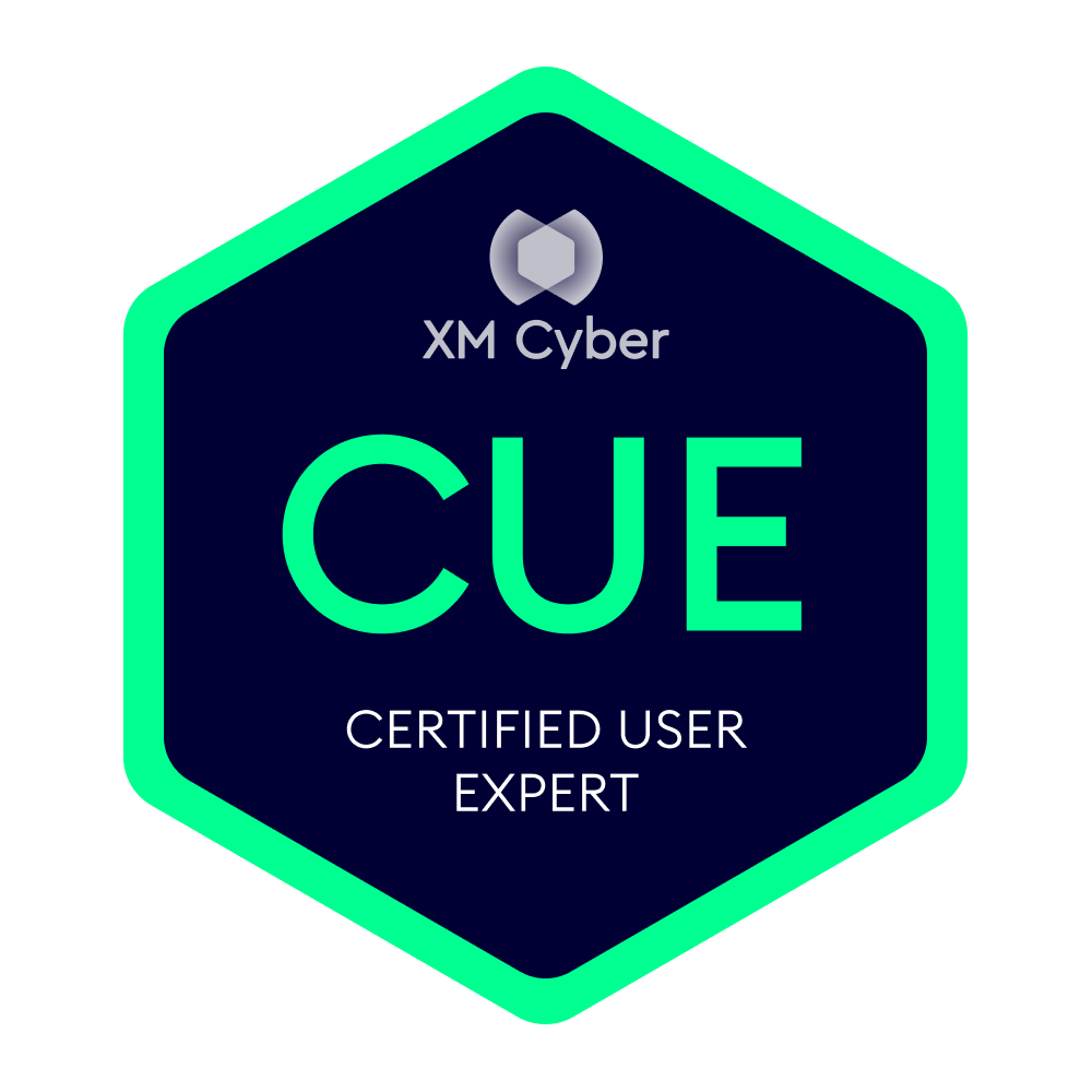 XM Cyber CUE - Certified User Expert - Credly