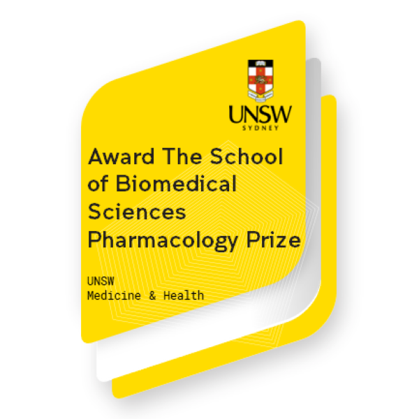 The School of Biomedical Sciences Pharmacology Prize - Credly