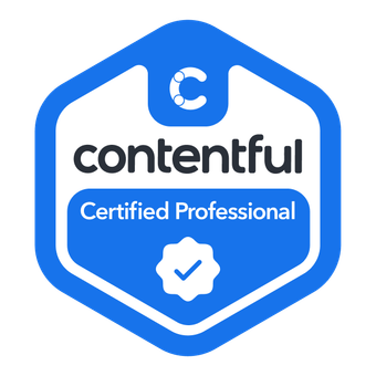 Contentful Certified Professional - Credly