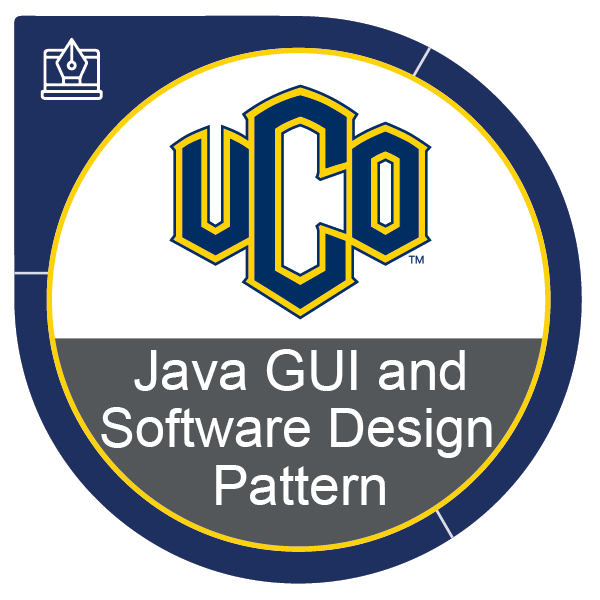 Java GUI and Software Design Pattern - Credly