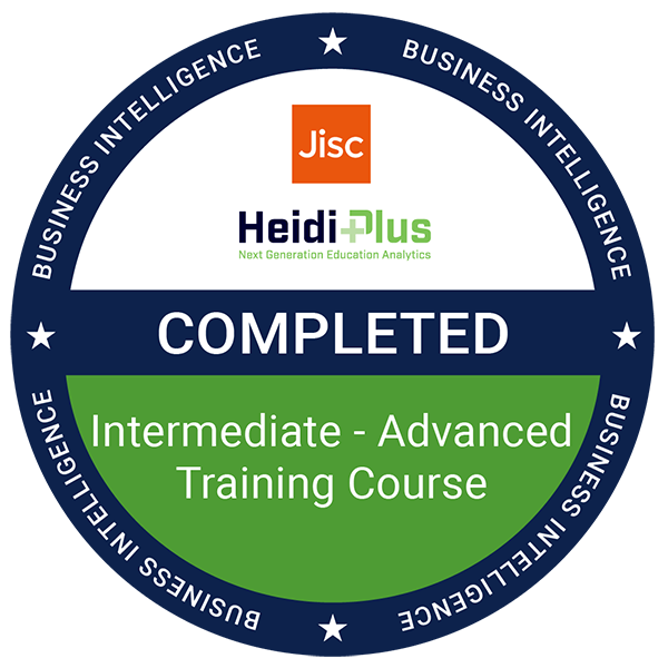 Heidi Plus Intermediate - Advanced - Credly