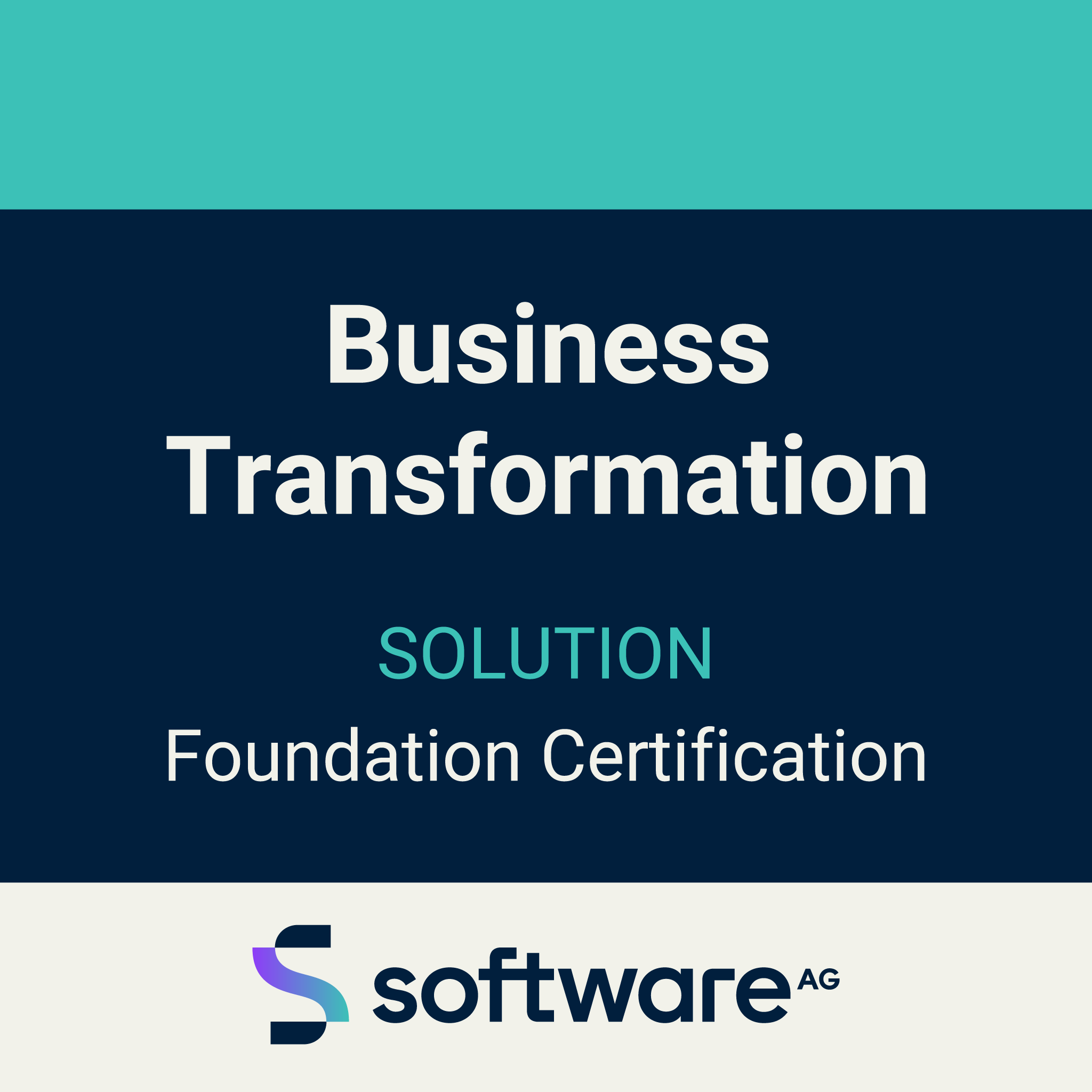 Business Transformation Solution Foundation Badge - Credly