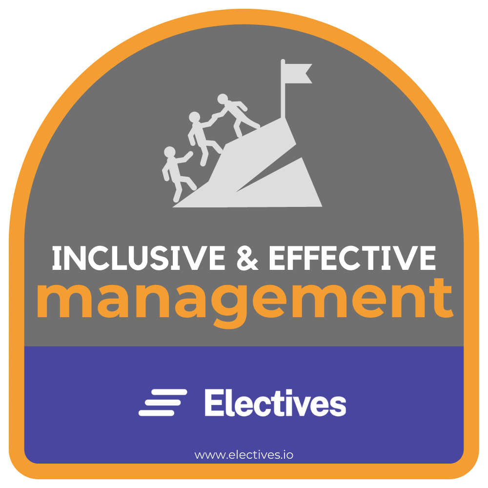 Inclusive & Effective Management - Credly