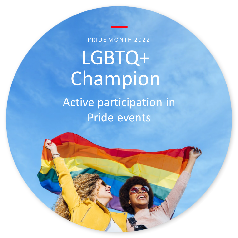 LGBTQ+ Champion - Credly