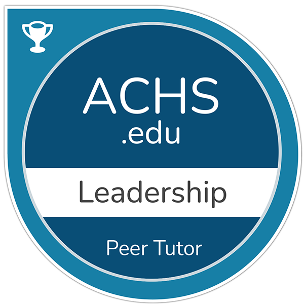 Peer Tutor Badge - Credly