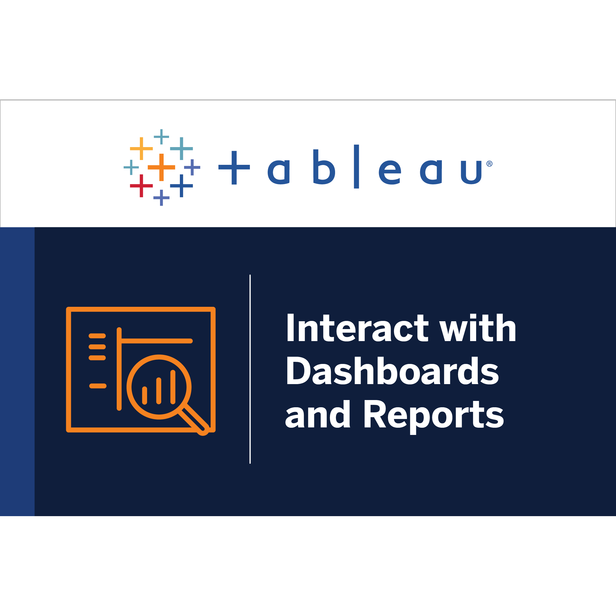 Interact with Dashboards and Reports - Credly