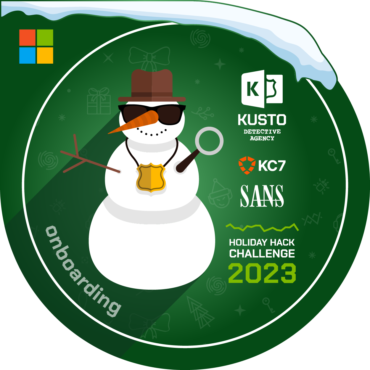 Kusto Detective Agency SANS Holiday Hack 2023 – Onboarding - Credly