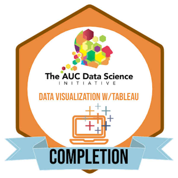 Data Visualization with Tableau - Credly