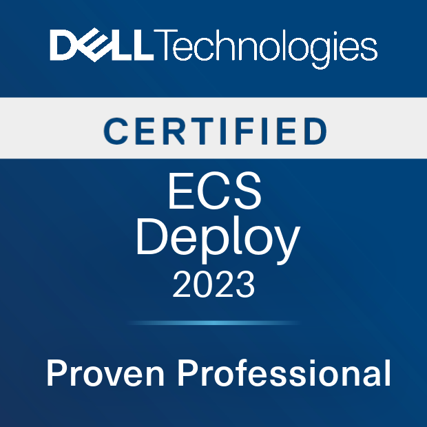Dell ECS Deploy 2023 - Credly