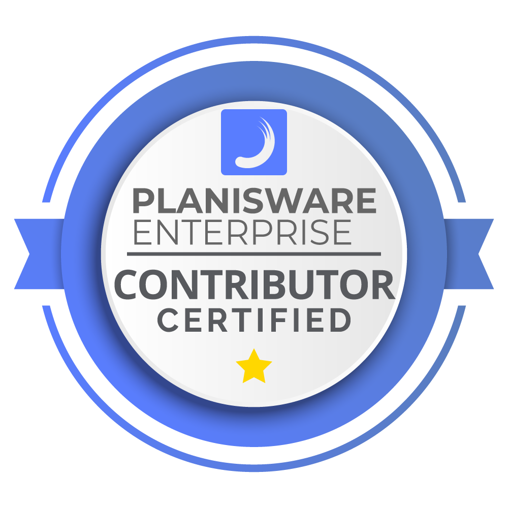 Planisware Administrator Contributor - Credly