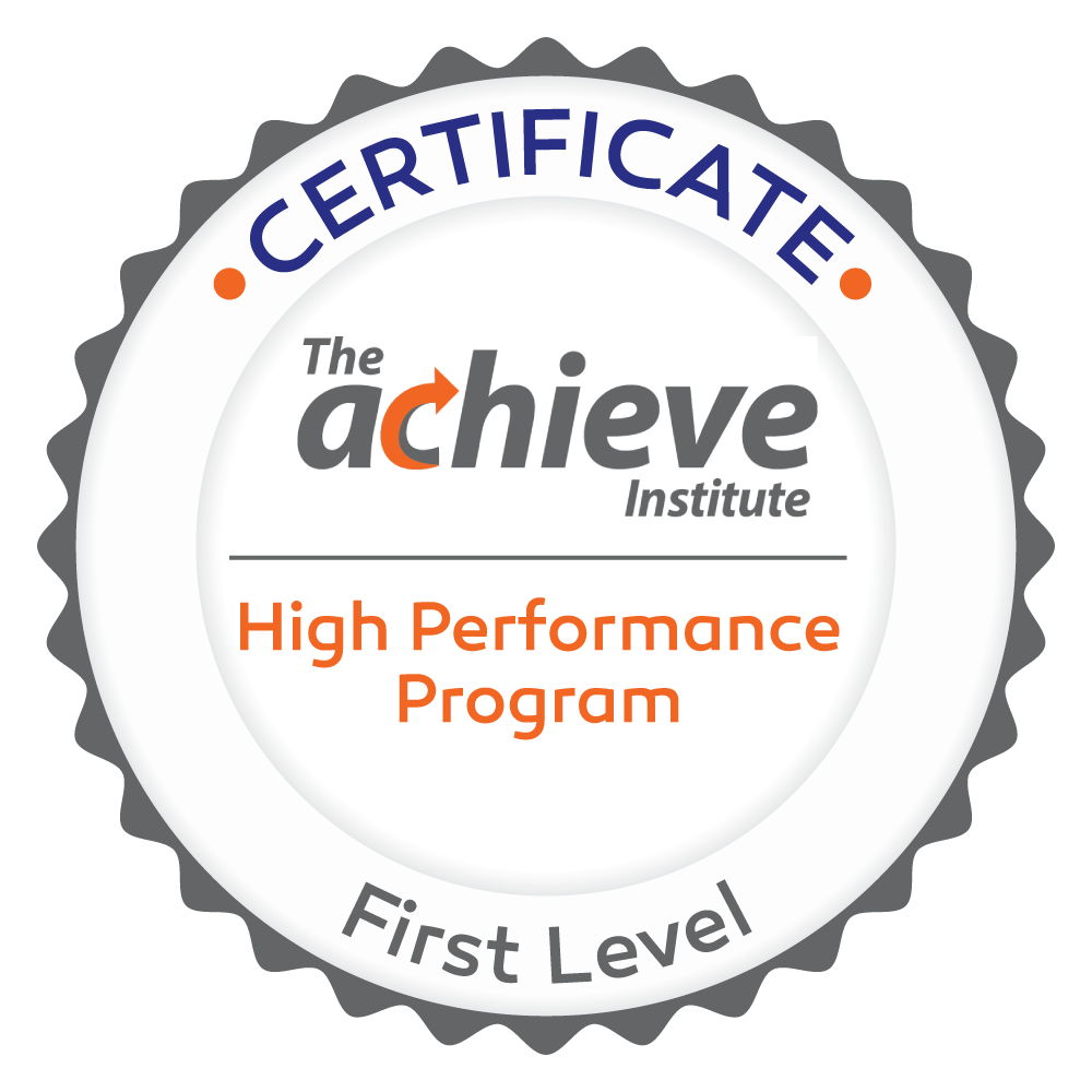 Achieve High Performance Program Graduate - Credly