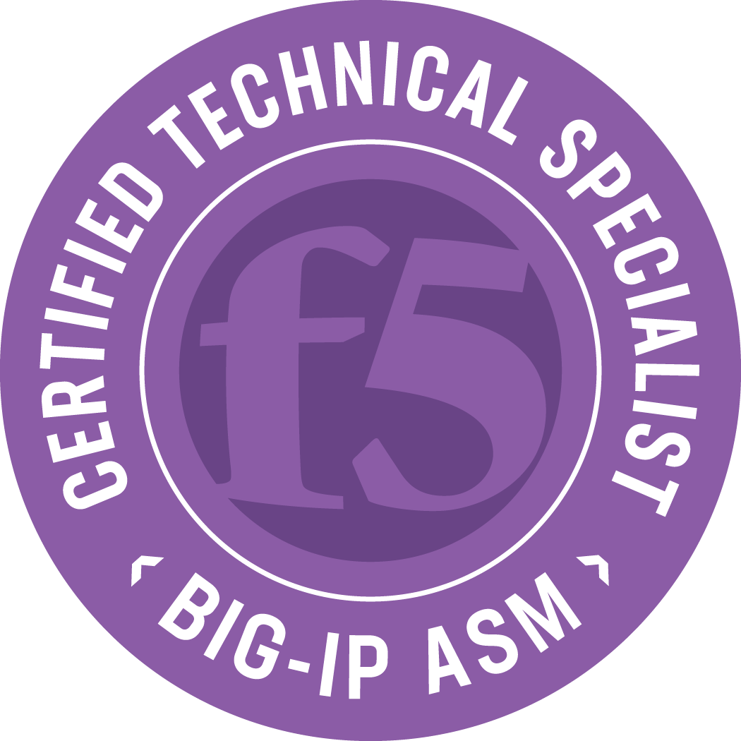 F5 Certified! Technical Specialist, BIG-IP ASM (F5-CTS, BIG-IP ASM ...