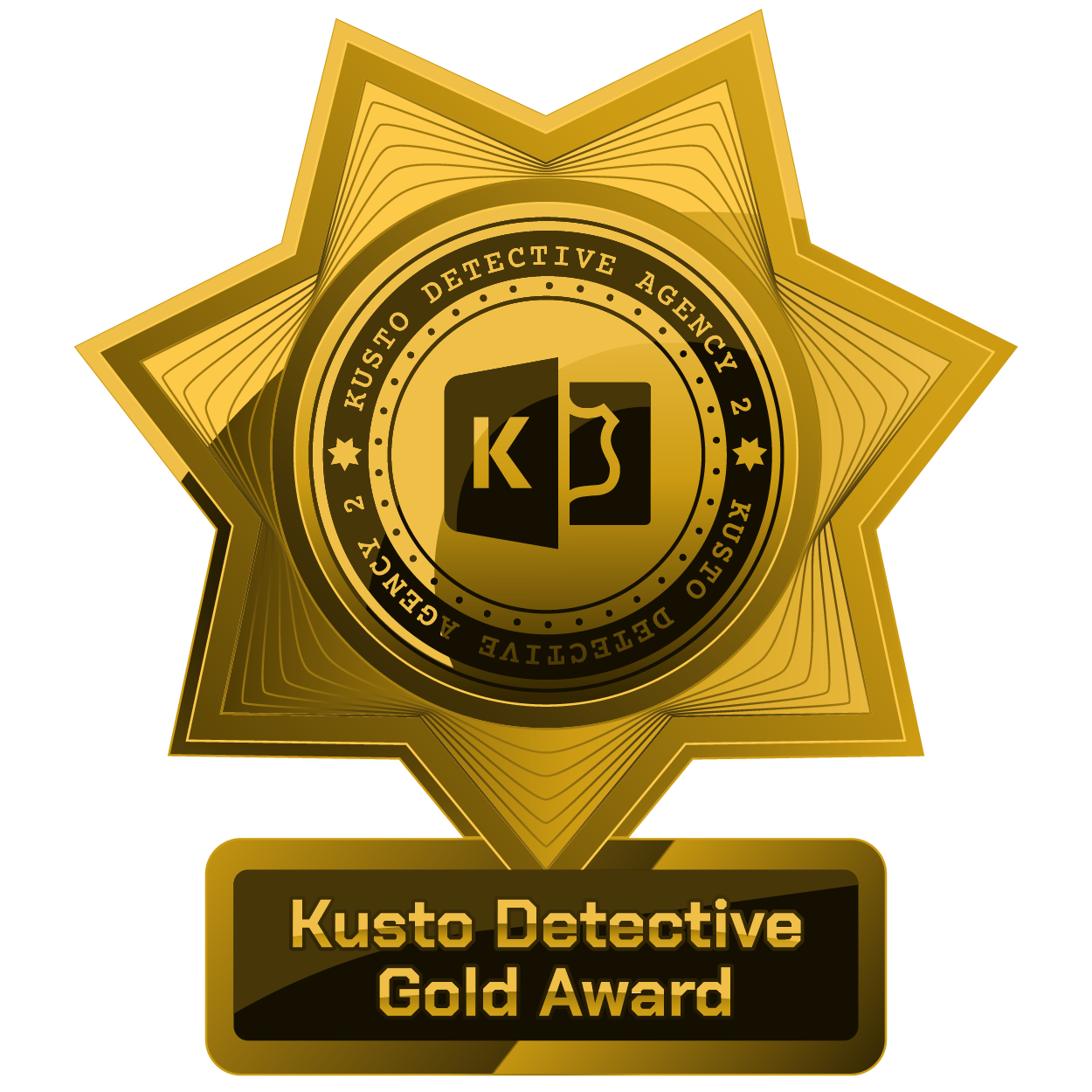 Kusto Detective Gold Star! - Credly