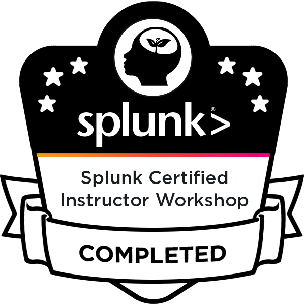 Splunk Certified Instructor Workshop - Credly