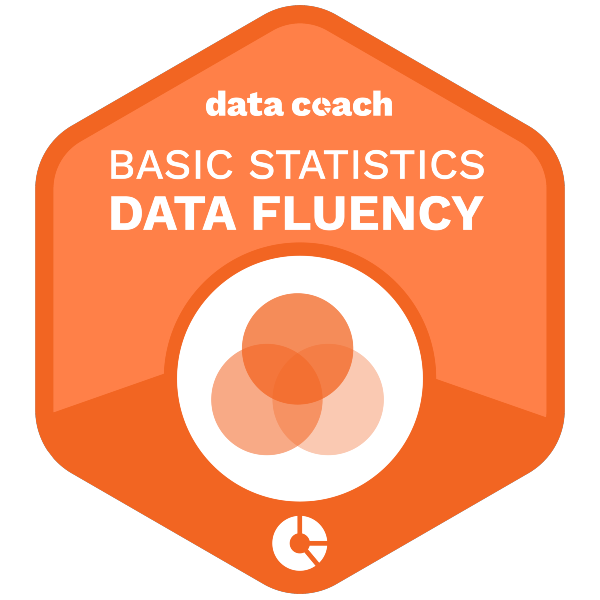Data Fluency Basic Statistics - Credly
